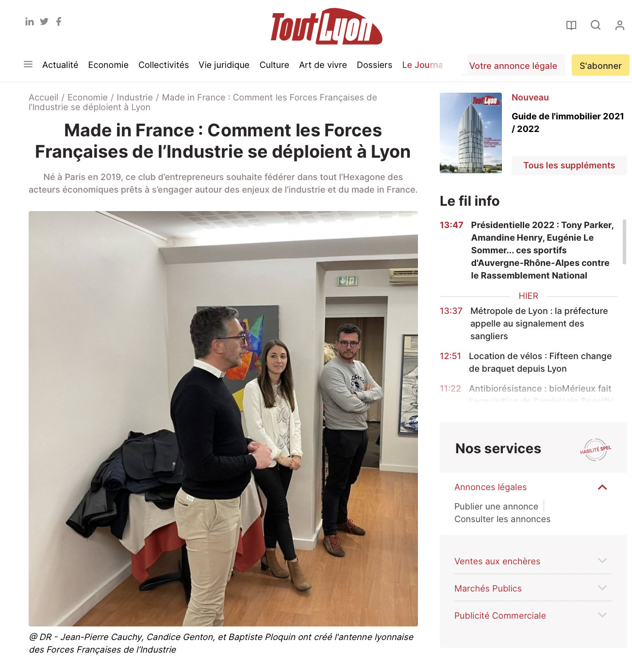 Made in France : Comment les Forces Françaises de l’Industrie se ...