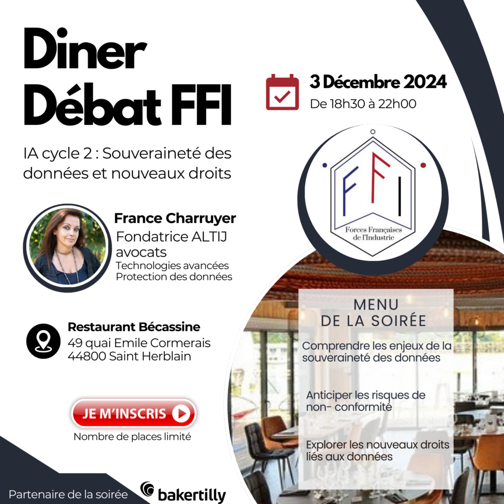 FFI NANTES – Diner + Débat avec France Charruyer le mardi 3 décembre de ...